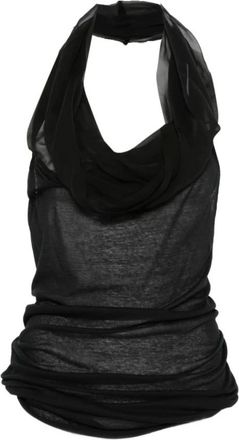 Rick Owens Femme, Tops, Noir, Taille: 38 FR Haut sans manches