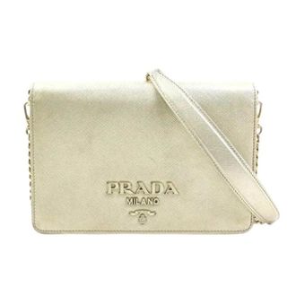 Prada Sac bandouli&egrave;re vintage en cuir Pre-owned - Femme - Pre-owned - Jaune - Taille: ONE Size