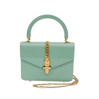 Gucci Pre-owned Sylvie 1969 Acrylic Mini - Femme - Pre-owned - Vert - Taille: ONE Size