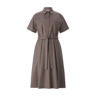 PESERICO Tailliertes Midikleid