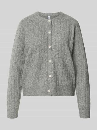 Pieces Regular Fit Strickjacke mit Woll-Anteil Modell SILLY