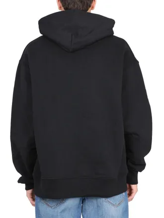 Department Five Drawstring Hood Sweatshirt - Black