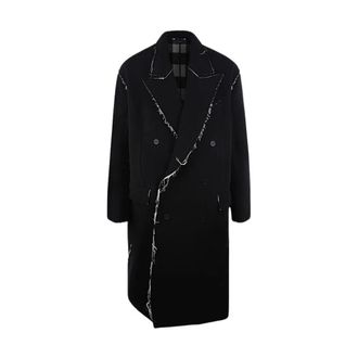 Balenciaga Buffalo Check Oversized Mantel - - Coats - Herren - Schwarzk - S