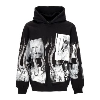 Octopus Homme, Sweatshirts et sweats à capuche, Noir, Taille: XL Sweat à capuche Bunnies Nights Noir