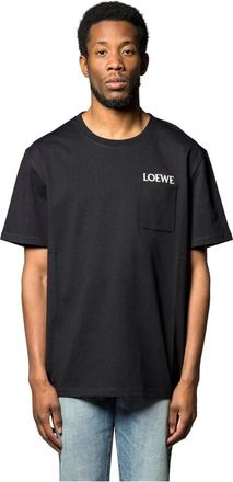 Loewe Homme, Tops, Noir, Taille: S T-Shirt Coupe D&eacute;contract&eacute;e
