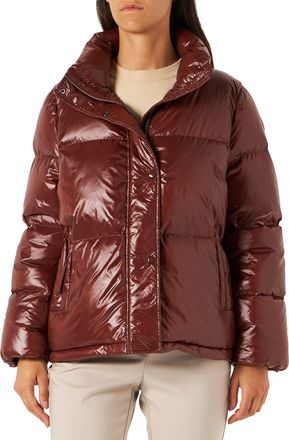 GANT Damen D1. Cropped DOWN Jacket, Cocoa Bean, M