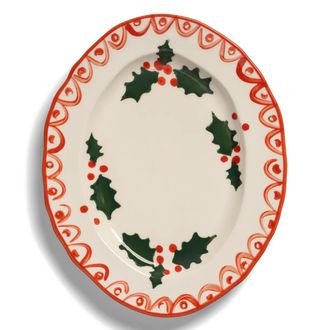 &Klevering Plat en procelaine Holly &Klevering