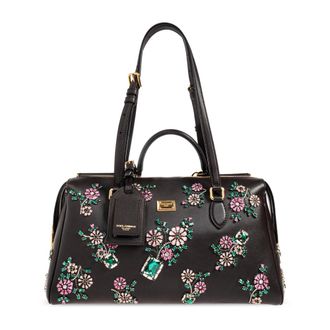 Dolce & Gabbana Femme, Sacs, Brun, Taille: ONE Size Vittoria Shoulder Bag