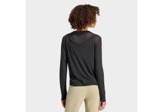 adidas Langarmshirt SOFT LUX LONGSLEEVE, TRANSPARENT