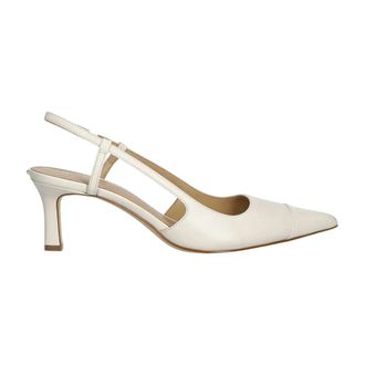 Michael Kors Alora Zehensalat Mid Sling - - Shoes - Damen - Wei&szlig; - 37 EU