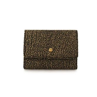 Borbonese Mittelgro&szlig;e Geldb&ouml;rse mit &Uuml;berschlag - - Accessories - Damen - Braun - ONE SIZE