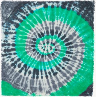 Kujten Grand bandana cachemire tie & dye - Grand Bandana Hachiko Sunny