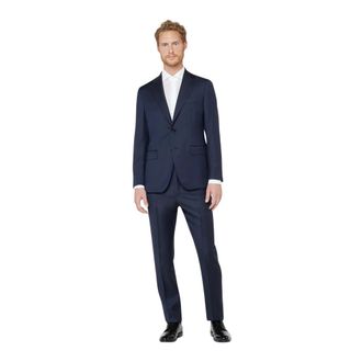 Caruso Dunkelblauer Anzug - - Suits - Herren - Blau - M