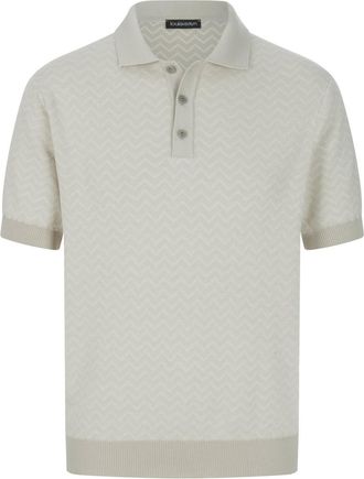 Louis Sayn Strick-Polo Louis Sayn beige