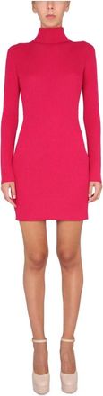 Dsquared2 Femme, Robes, Rose, Taille: 40 FR Turtleneck Knit Mid Dress