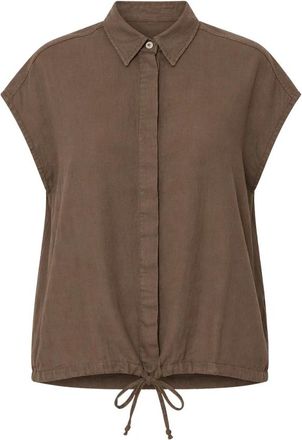 Roy Rogers Femme, Blouses et Chemises, Brun, Taille: 36 FR Chemise sans manches