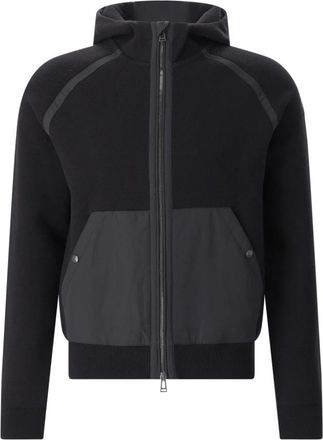 Belstaff Homme, Vestes, Noir, Taille: M Veste &agrave; capuche en m&eacute;lange de coton avec logo