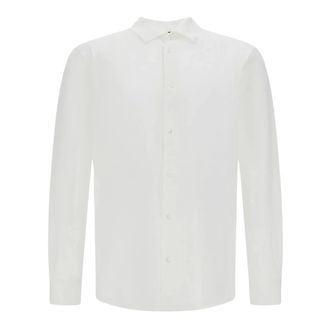 Herno Homme, Chemises, Blanc, Taille: S Chemise en coton stretch Superfine