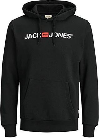 Jack & Jones Jack & Jones Jjecorp Sweat à capuche avec logo - pour homme - Noir - X-Large