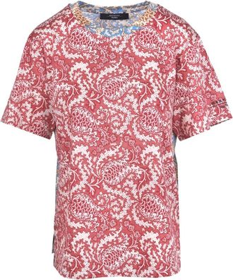 Max Mara Femme, Tops, Rose, Taille: 36 FR T-shirt Ibiza stampa