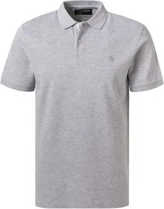 Marc O'Polo Herren Polo-Shirt grau Baumwoll-Piqué