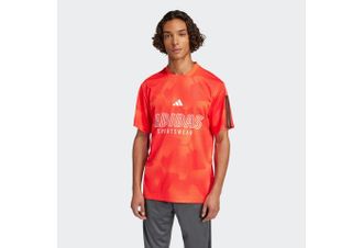 adidas T-Shirt HOUSE OF TIRO NATIONS PACK sportlicher Schnitt, kurze &Auml;rmel, mit Grafik und Allover-Print