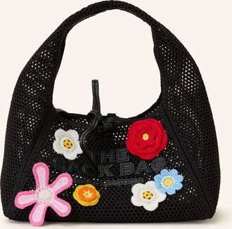 Marc Jacobs Handtasche The Daisy Crochet Mini Sack Bag schwarz