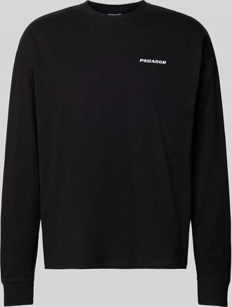 Pegador Oversized Sweatshirt mit Logo-Stitching Modell Rusk