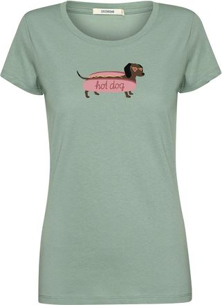 Greenbomb T-Shirt Loves Hot Dog