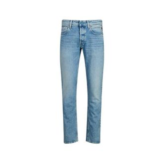 Replay Jeans droit Grover en coton m&eacute;lang&eacute;
