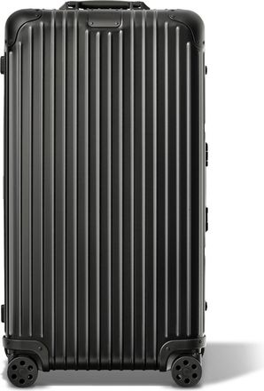 Rimowa Original Trunk Plus Gro&szlig;er Koffer in Schwarz - Aluminium - 80x44x37