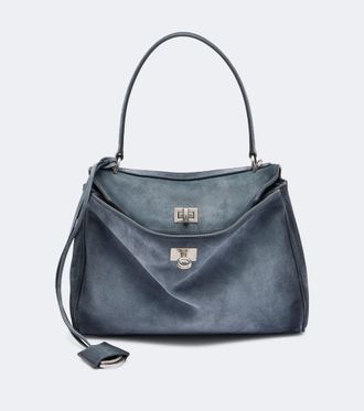 Balenciaga Sac &agrave; main Rodeo Small en daim