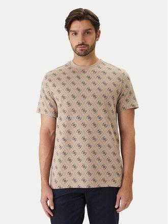 Guess T-Shirt M6GP34 K3200 Beige Relaxed Fit