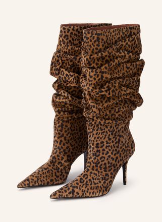 Amina Muaddi Amina Muaddi Stiefel Anok braun