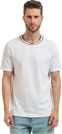 HUGO BOSS Homme, Tops, Blanc, Taille: S Green Line T-Shirt
