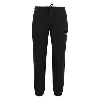 Moncler Logo Detail Baumwoll-Trainingshose - - Trousers - Herren - Schwarzk - M