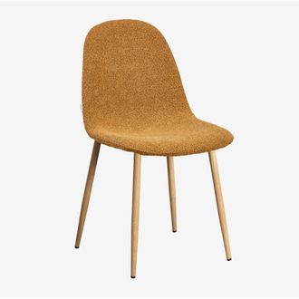 Sklum Pack de 2 chaises de salle &agrave; manger Glamm SKLUM Bois naturel