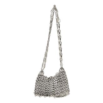 Paco Rabanne Femme, Sacs, Gris, Taille: ONE Size 1969 Nano Shoulder Bag