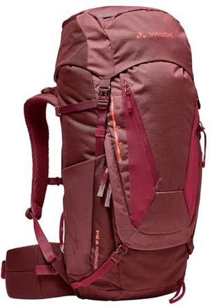 Vaude Femme asymétrique 38+8 Sac à Dos de randonnée, Cerise, Taille Unique