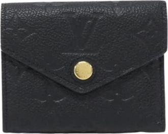 Louis Vuitton unisex, Pre-owned, Noir, Taille: ONE Size Portefeuille (tri-fold) Pre-owned
