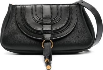 Chlo&eacute; Femme, Sacs, Noir, Taille: ONE Size Marcie Shoulder Bag