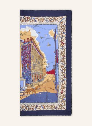 Ferragamo Ferragamo Tuch Mit Seide blau