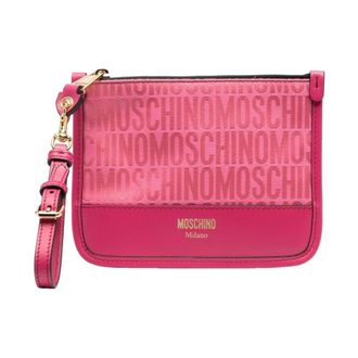 Moschino Logo Pochette - - Bags - Damen - Rosa - ONE SIZE