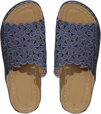 Generic Cocila Sandales Femmes Confort Beach Slope Heel Slippers Hollow Casual Bottom Shoes Sandals Orthopedic Sandals Femmes Chaussure Confortable Chaussures