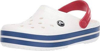 Crocs Unisexe Adulte Crocband Clog Sabots, White/Blue Jean, 36/37 EU