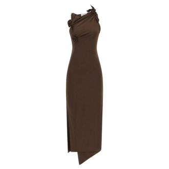 Coperni Flower Gown - - Dresses - Damen - Braun - S