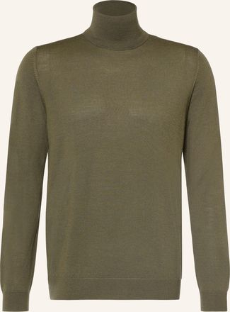 Paul Paul Rollkragenpullover Aus Merinowolle gruen