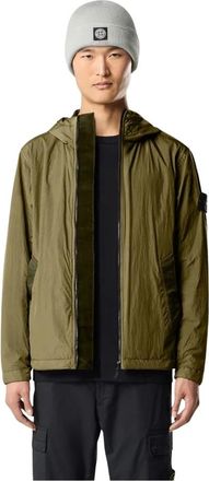 Stone Island Homme, Sport, Vert, Taille: S Crinkle Reps Jacket