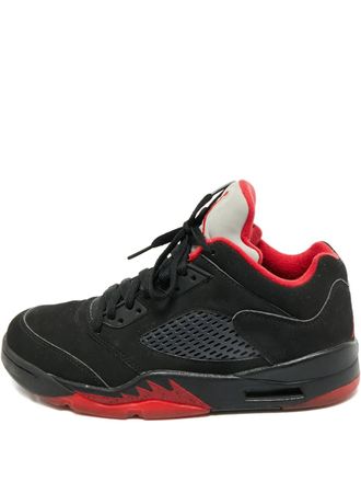 Nike Jordan baskets Air Jordan 5 en cuir - Noir