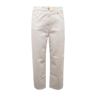 Elisabetta Franchi Regular Fit WO Jeanshose - - Jeans - Damen - Wei&szlig; - W29